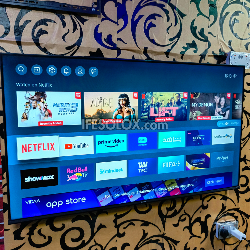 Hisense 55 inch 55A6G Series Smart 4K UHD Frameless TV (Built-in Bluet – IFESOLOX