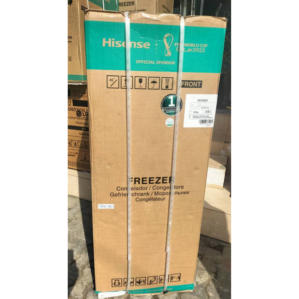 Hisense RS-189DR 190L Single Door Upright Standing Freezer + 1 Year Wa ...