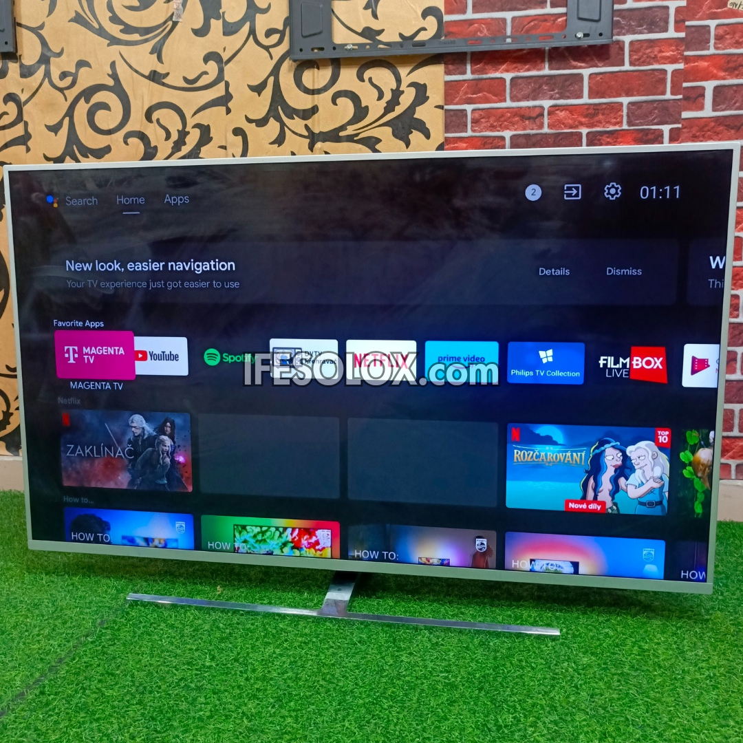 Philips 55 Inch 55PUS7304/12 Smart 4K UHD Android TV with 3-sided Ambi ...