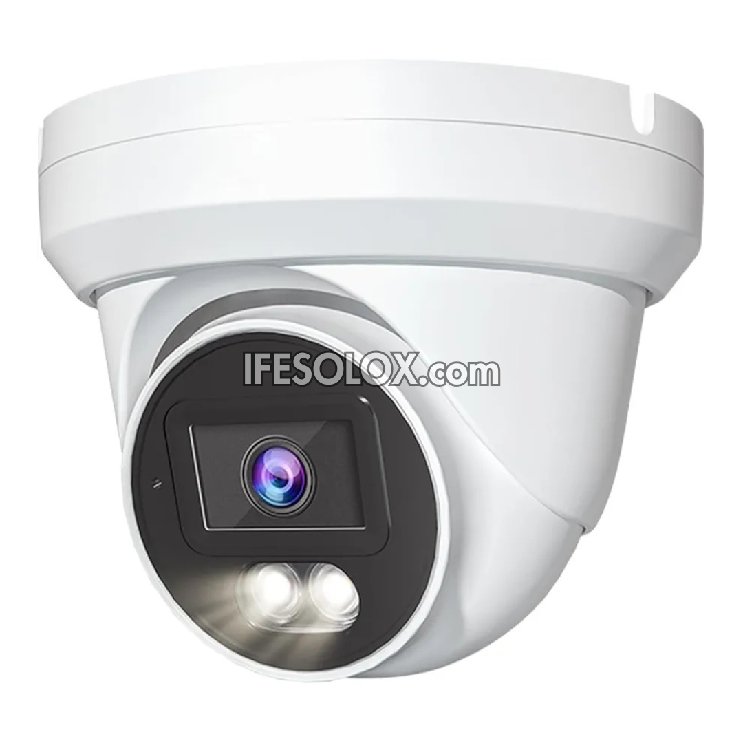 SLX 3MP PoE IP Turret Dome Camera with 2-Way Audio and Full Colour Nig ...