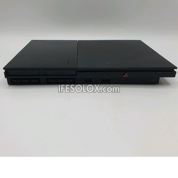Sony Playstation 2 (PS2) Slim Game Console Complete Set with 1 DUALSHO ...