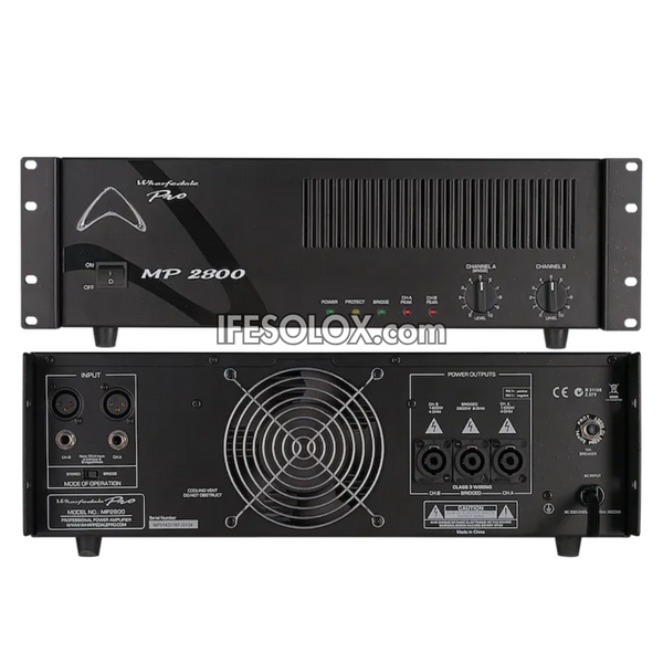Wharfedale Pro MP-2800 2800Watts Class H Power Amplifier with Massive ...