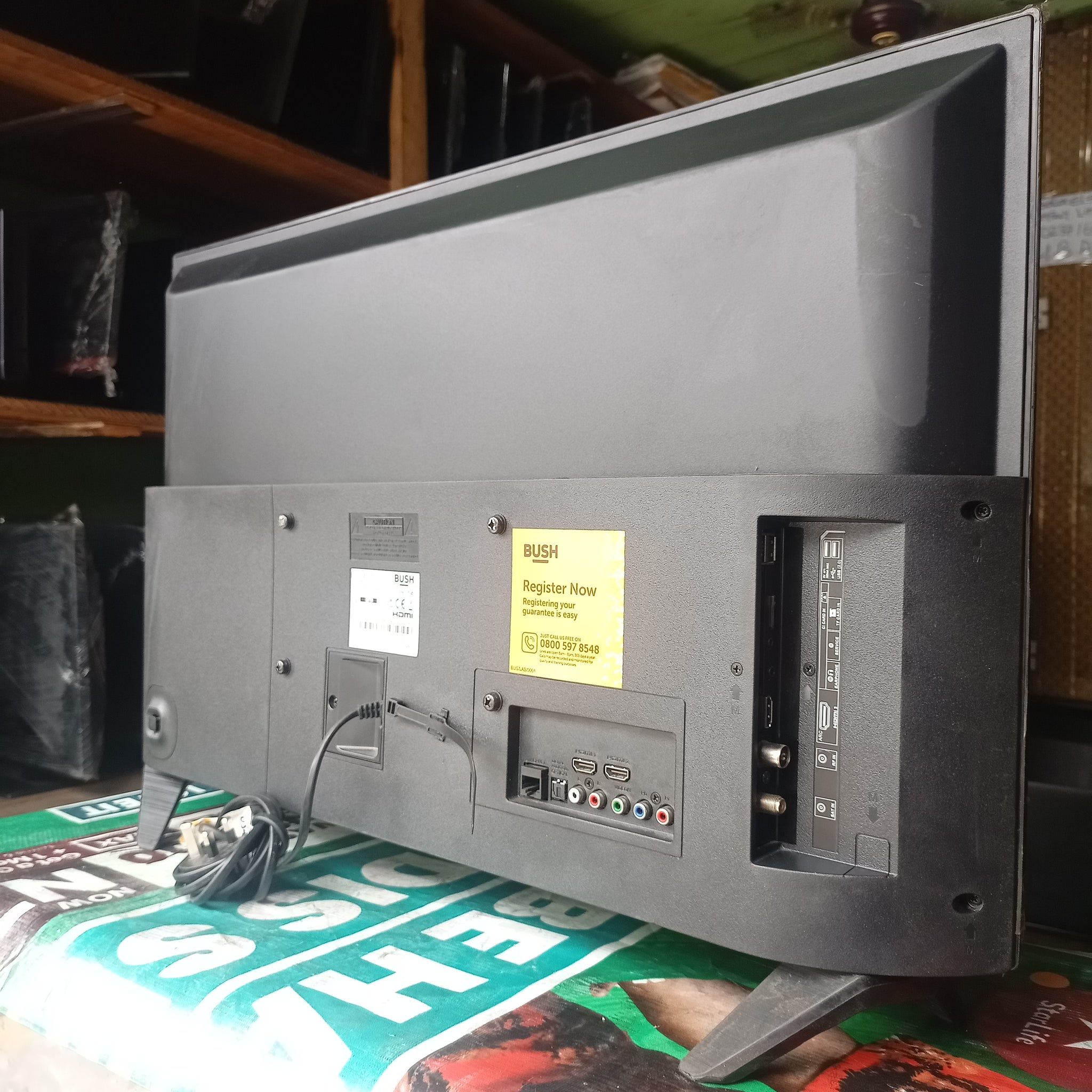 BUSH 32 Inch HA32H4232LEKB Android Bluetooth Smart Full HD LED TV + Pl ...