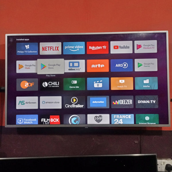 Philips 55 Inch 55PUS6551 Smart 4K UHD Android TV with 3-sided Ambilig ...
