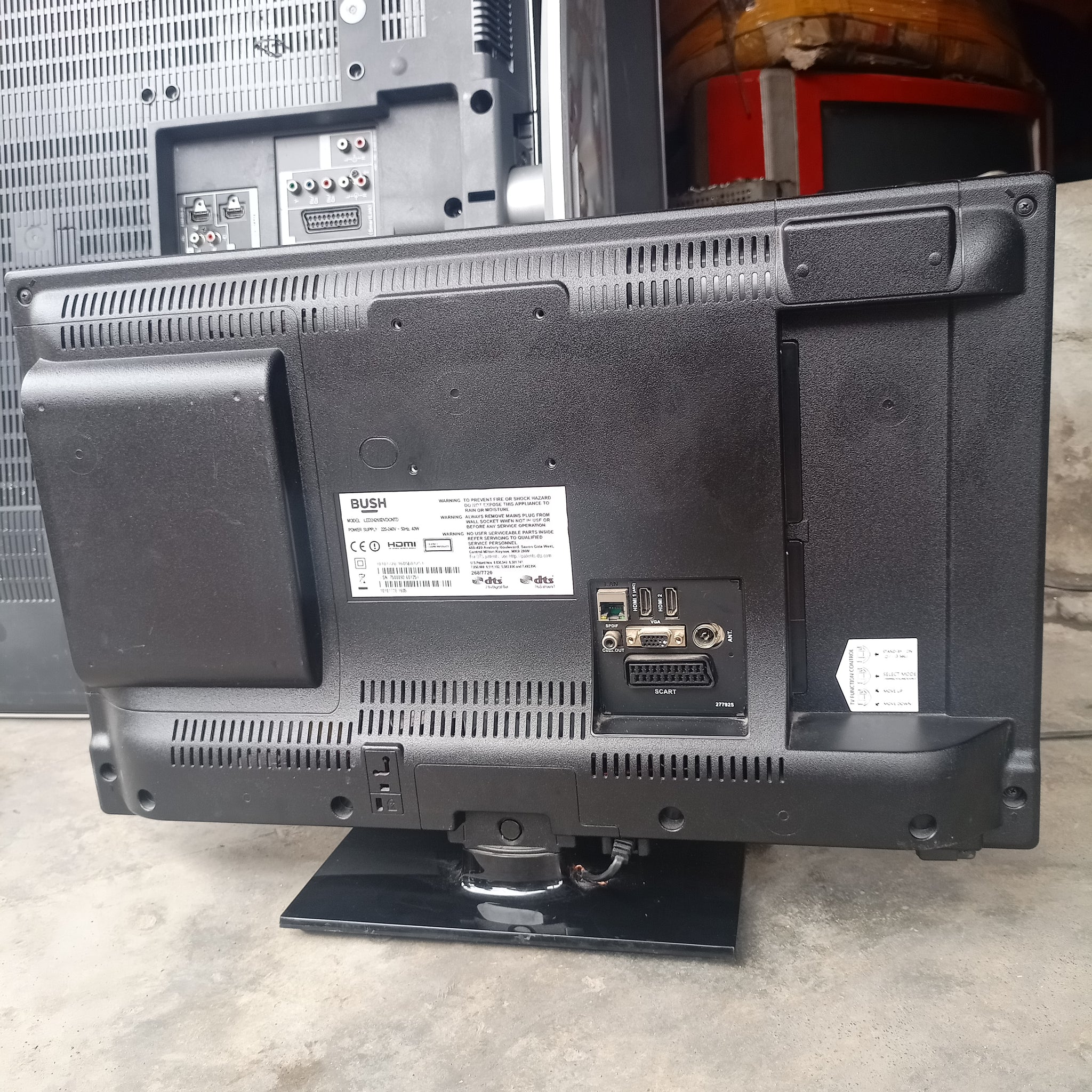 BUSH 24 Inch LED24265DVDCNTD Smart Full HD LED TV (DVD Combo) + Built ...