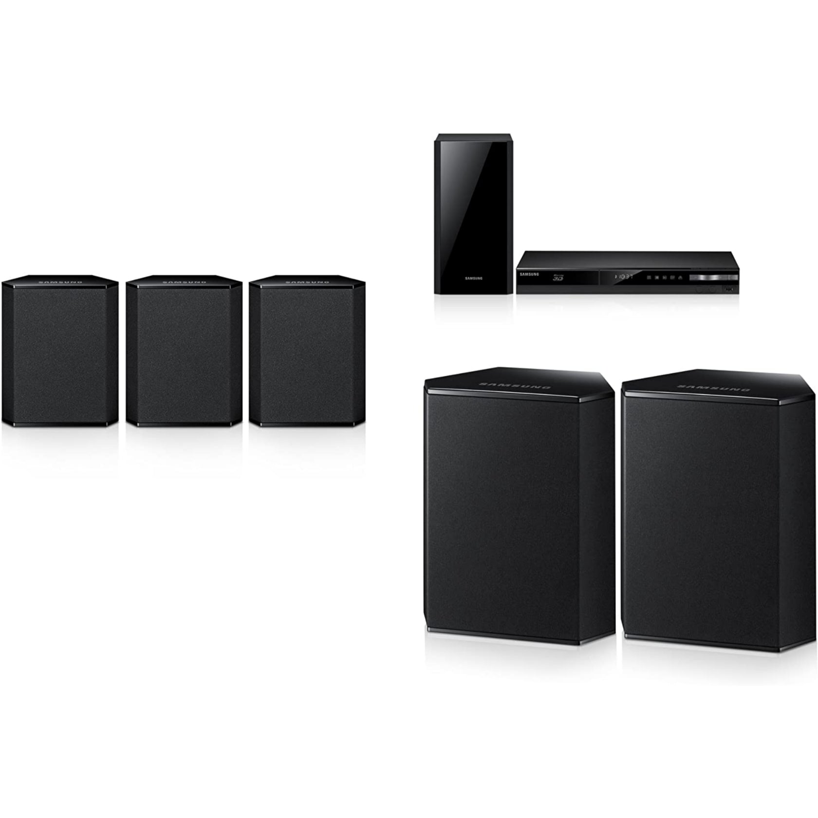 Samsung HT-F4500 5.1Ch 500Watts Blu-ray 3D DVD Home Theater Complete S ...