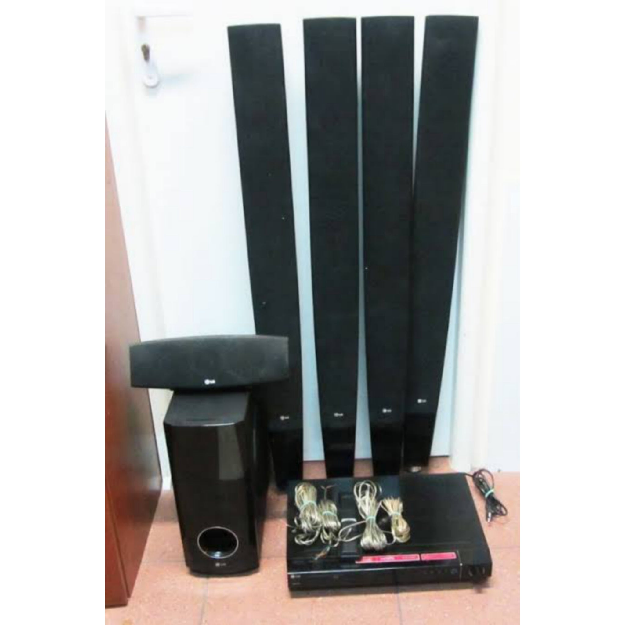 LG HT503TH 5.1Ch 500W DVD Tower Home Cinema System - Foreign Used ...